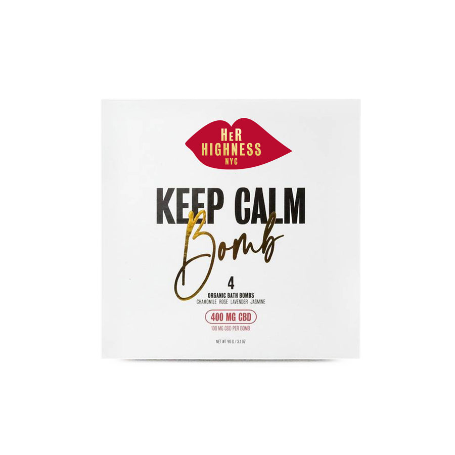 Keep Calm Bath Bomb 4 Pack – Her Highness NYC