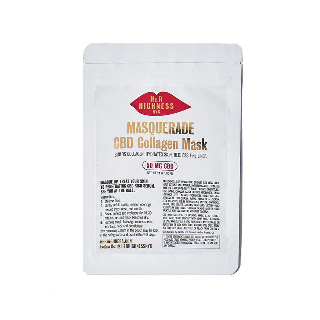 CBD Face Mask for Skin Care with Collagen Serum – Her Highness NYC